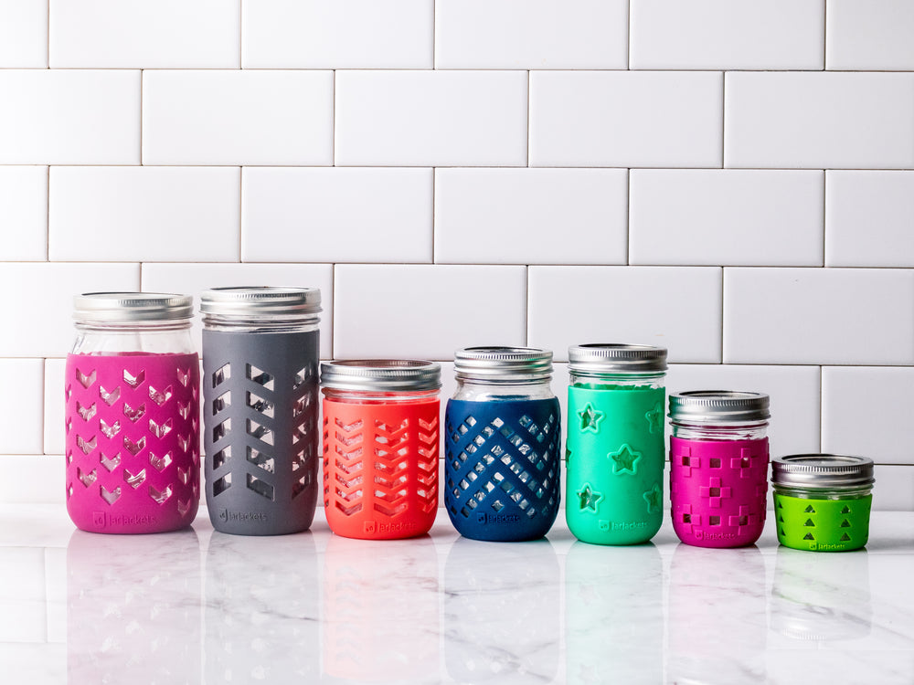 JarJackets - #1 Mason Jar Sleeves | Silicone Mason Jar Jackets
